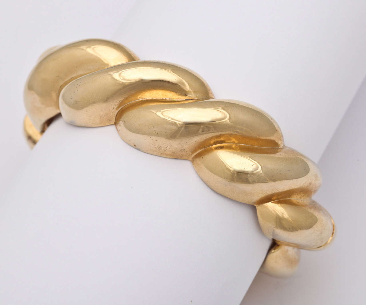 Goldtone Rope style Clamp Bangle, Costume Jewelry For Sale at 1stDibs ...