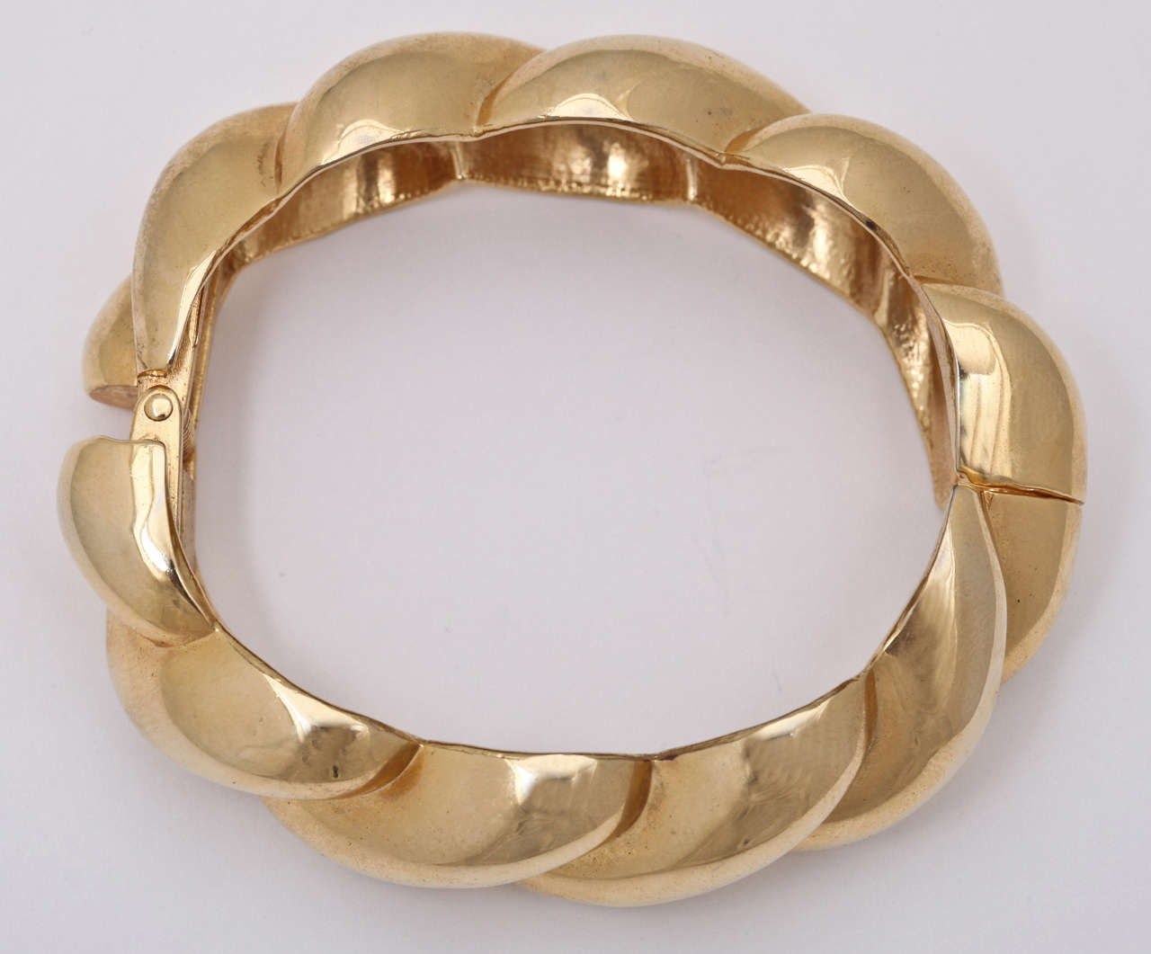 Goldtone Rope style Clamp Bangle, Costume Jewelry For Sale at 1stDibs ...
