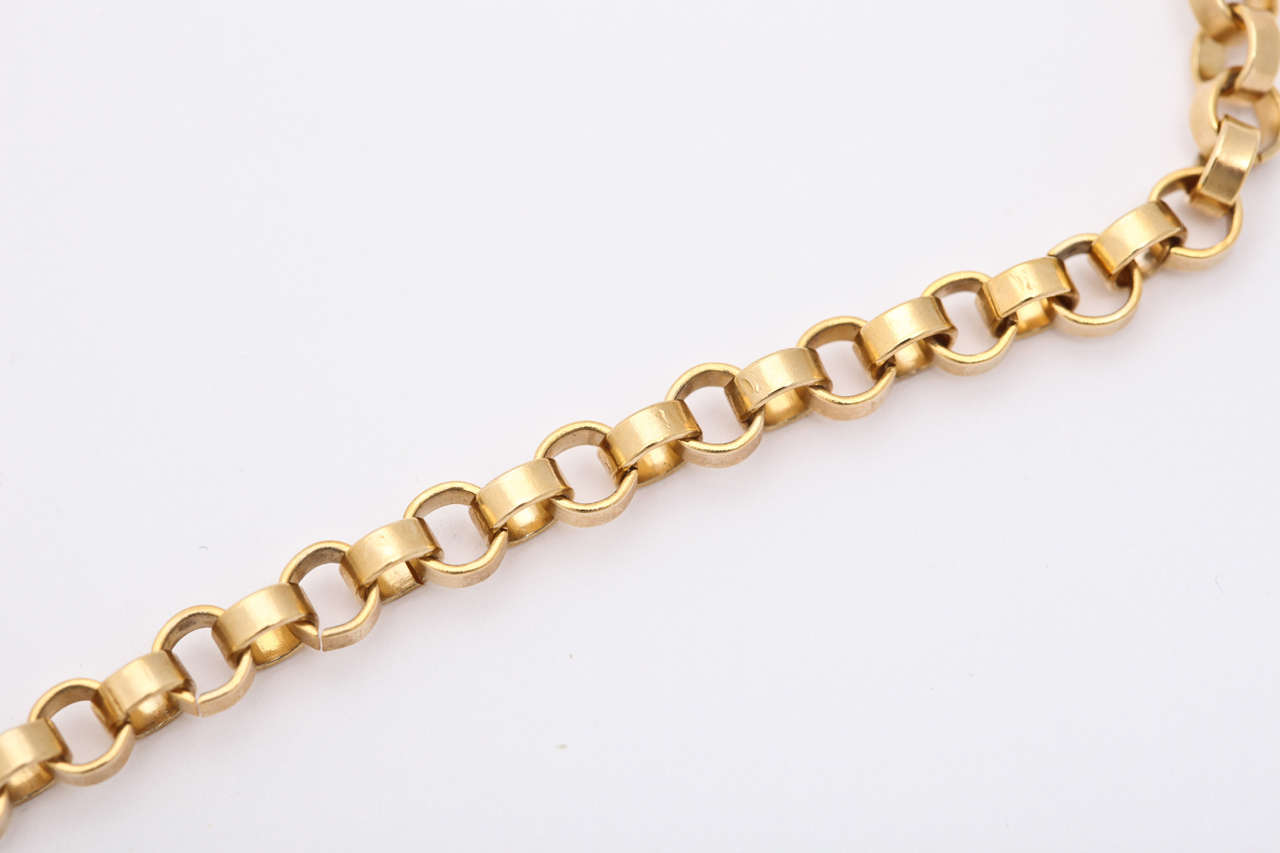 Large Mod "Gold" Medallion Necklace, Costume Jewelry For Sale at ...