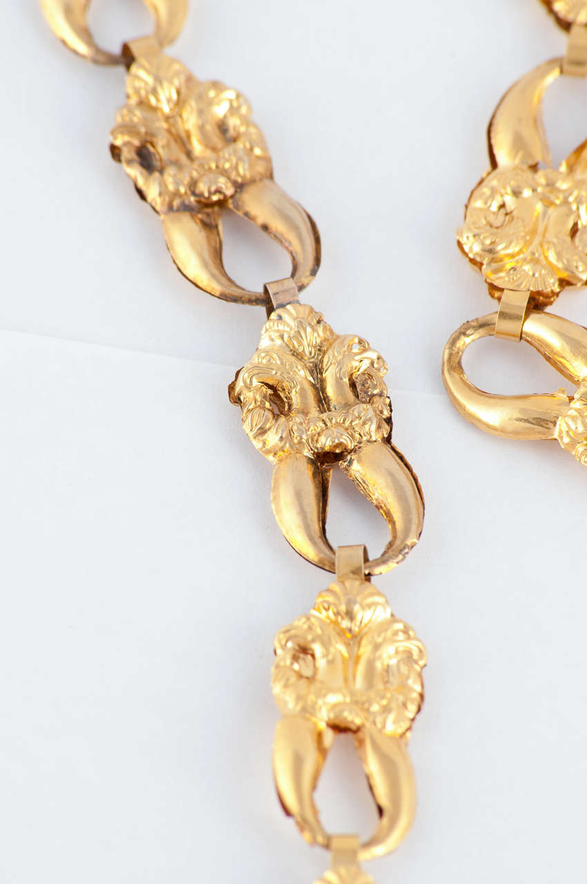 Antique Gold Muff Chain at 1stDibs | gold muff chain