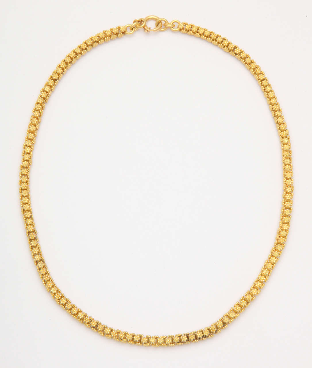 Handmade High Karat Granulated Chain at 1stDibs