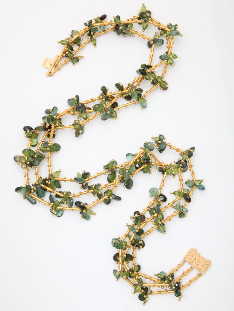 Triple Vine Necklace at 1stDibs
