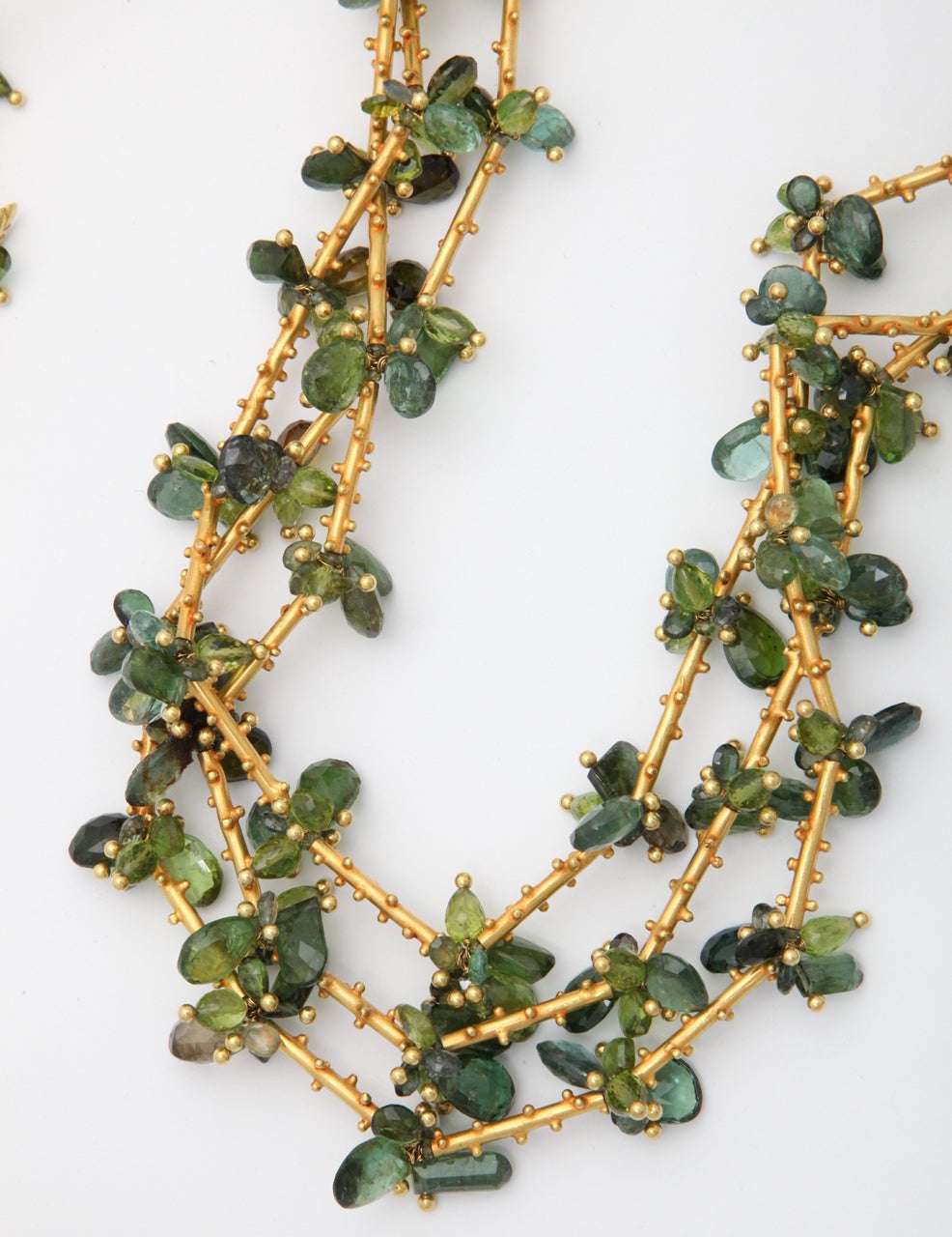 Triple Vine Necklace at 1stDibs