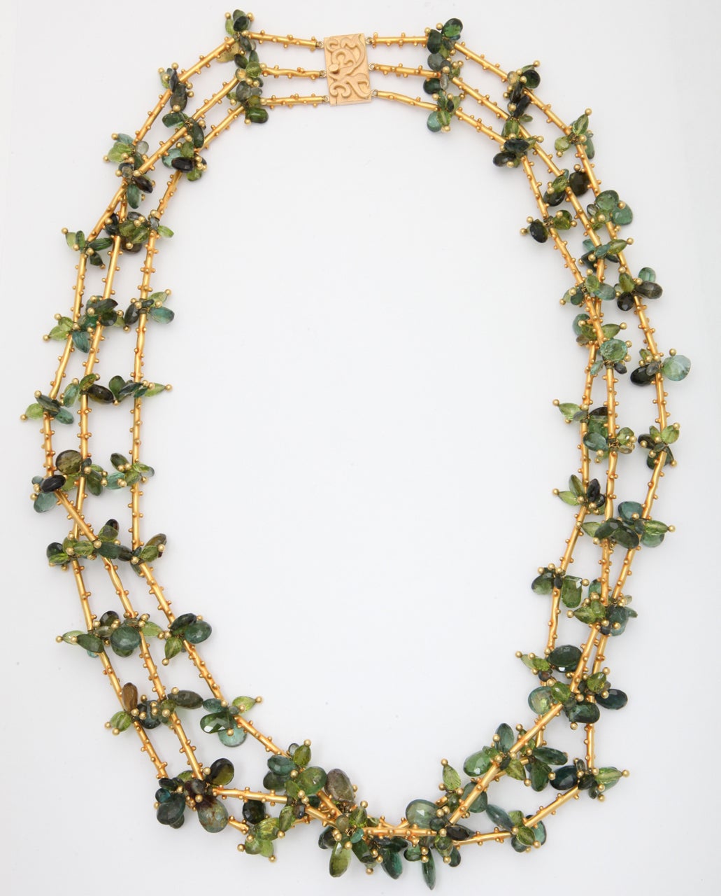 Triple Vine Necklace at 1stDibs
