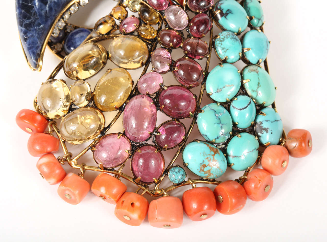 Iradj Moini Parrot Brooch at 1stDibs | iradj moini brooch