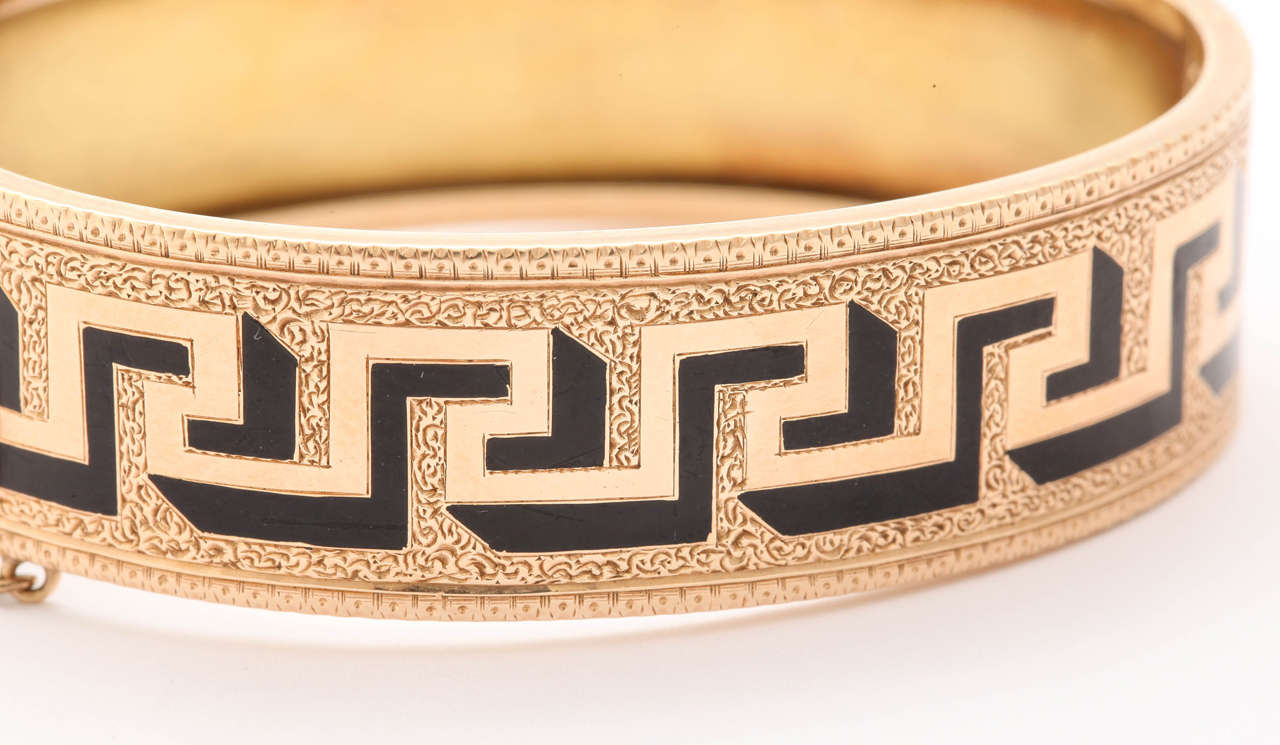 Antique Victorian Greek Key Bangle at 1stDibs | bangle for sale