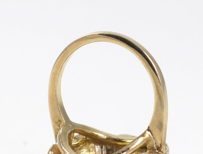 Panetta Sterling Vermeil Rhinestone Ring at 1stDibs | panetta ring ...