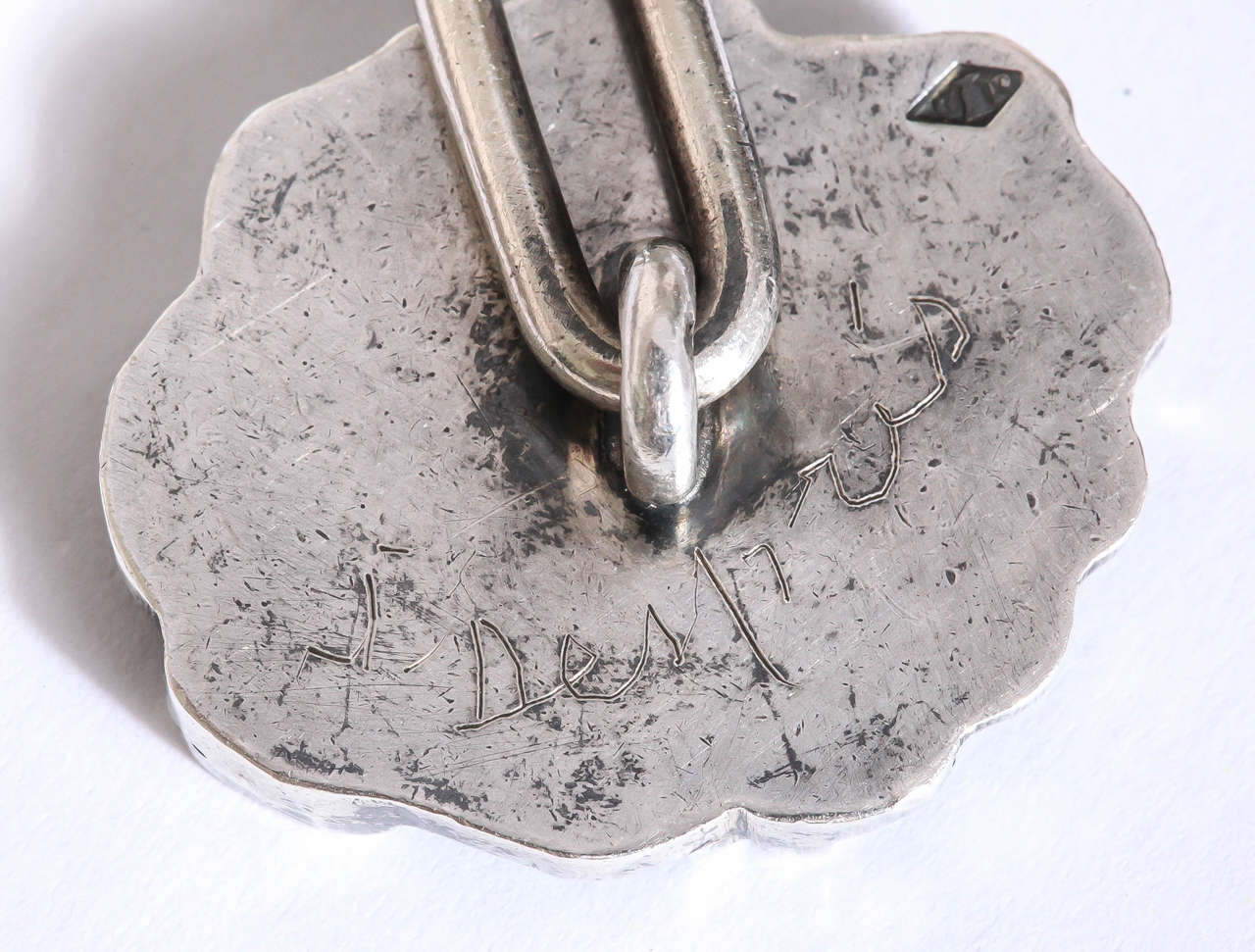 Jean Despres French Art Deco Sterling Silver Cufflinks For Sale at ...