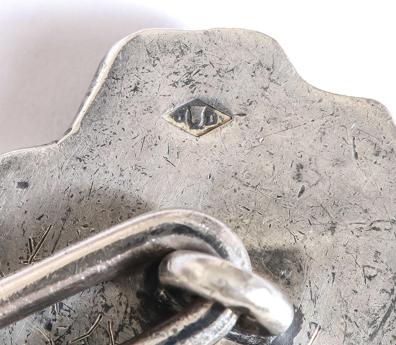 Jean Despres French Art Deco Sterling Silver Cufflinks For Sale at ...