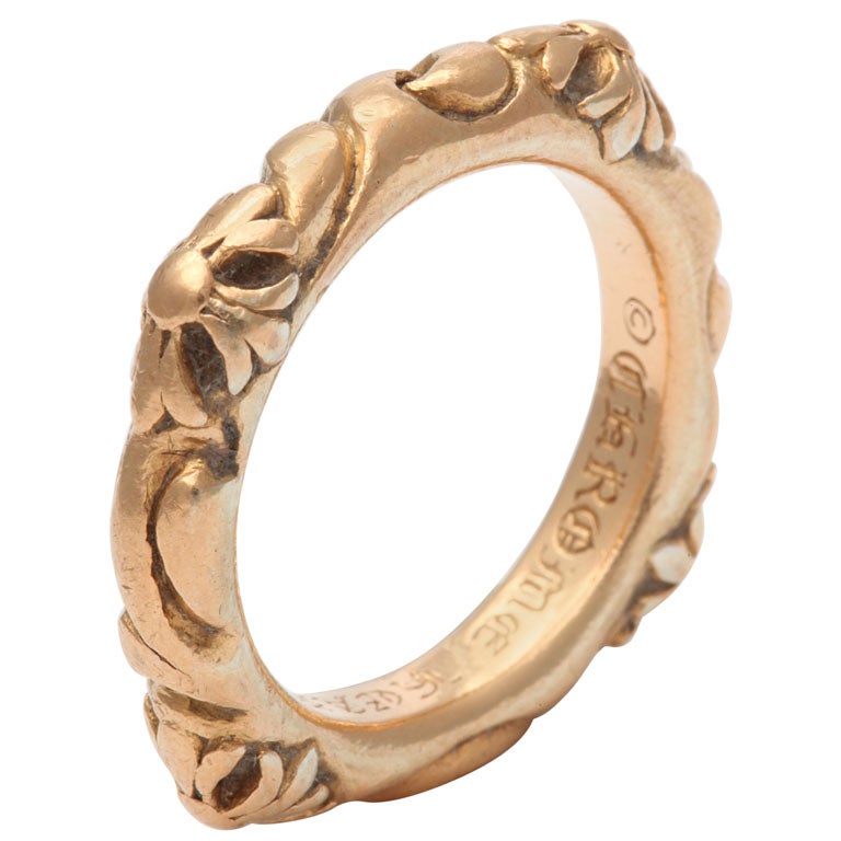 Chrome Hearts Ring at 1stDibs | chrome hearts gold ring, chrome hearts ...