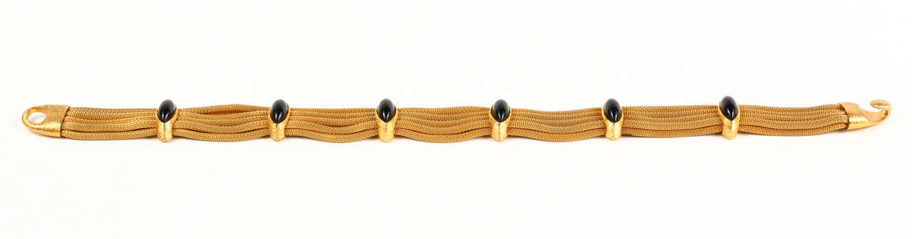 Ron Rizzo Gilt Mesh Necklace at 1stDibs | ron rizzo jewelry, rizzo necklace