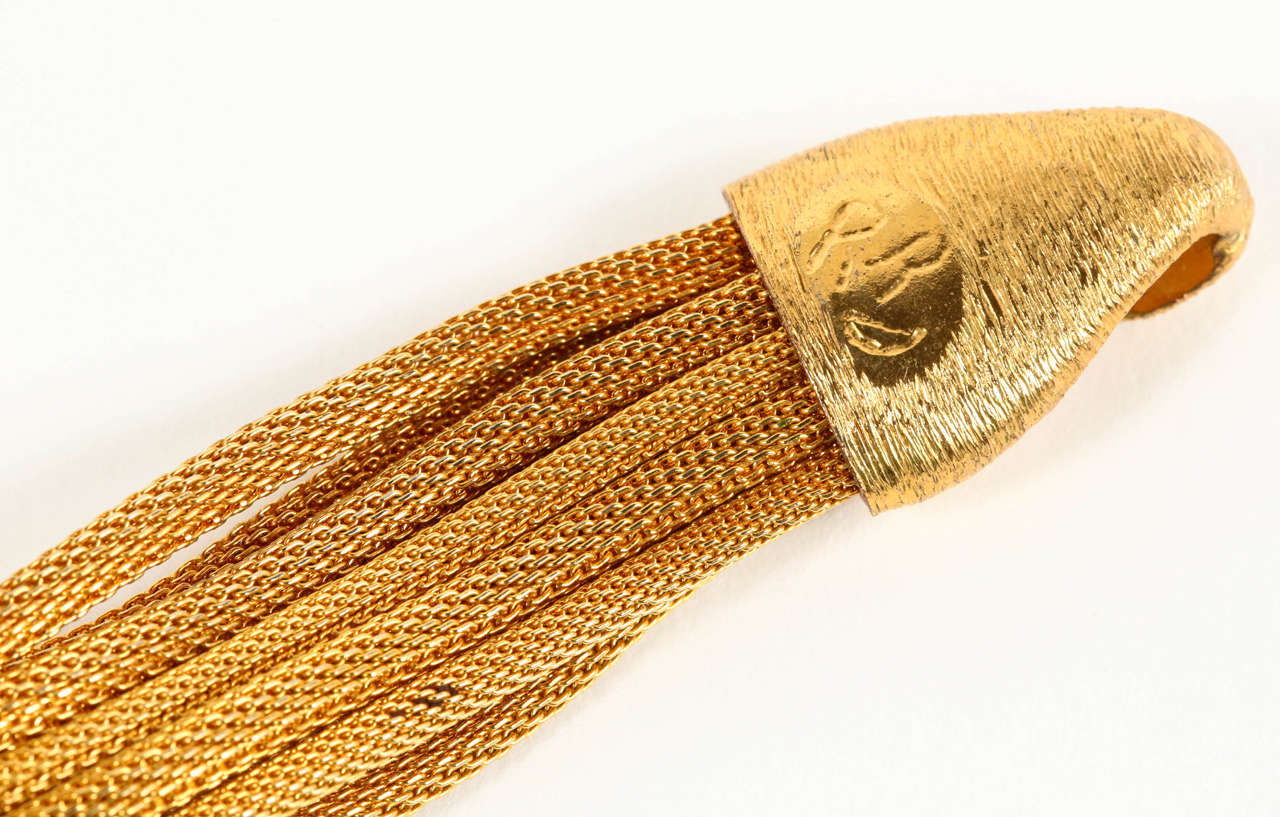 Ron Rizzo Gilt Mesh Necklace at 1stDibs | ron rizzo jewelry, rizzo necklace