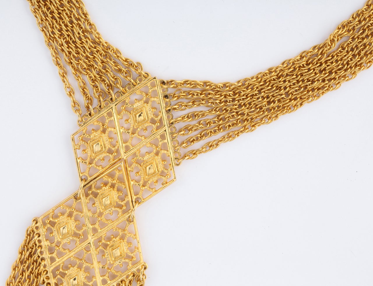 Filigree Necklace For Sale at 1stDibs | filigree chain