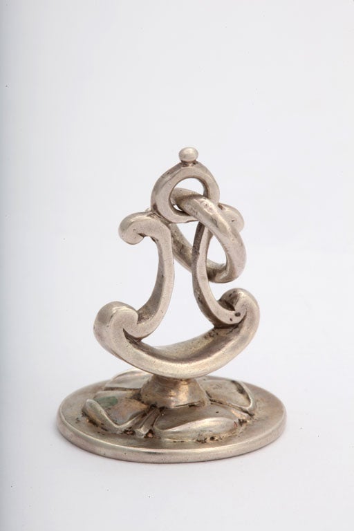 Antique Early Victorian Sterling Silver Ducal Watch Fob at 1stDibs ...