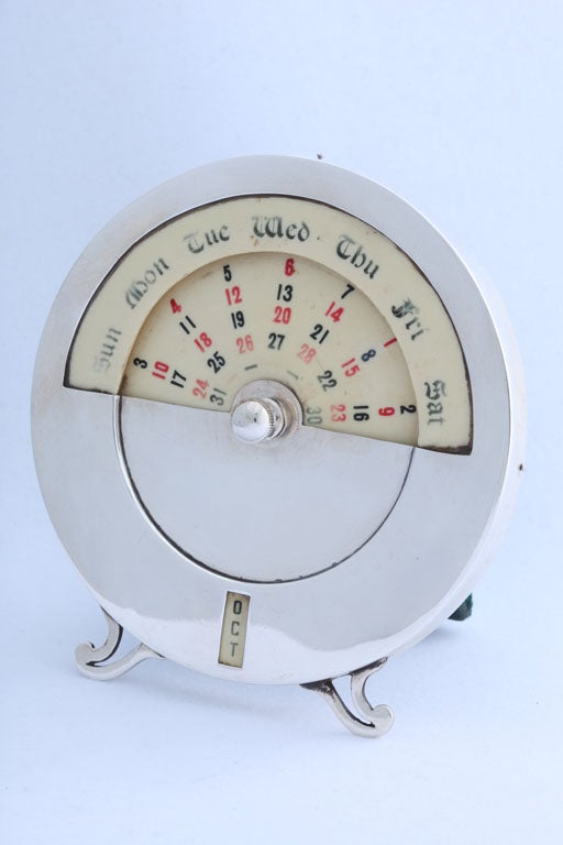 Sterling Silver Perpetual Calendar at 1stDibs
