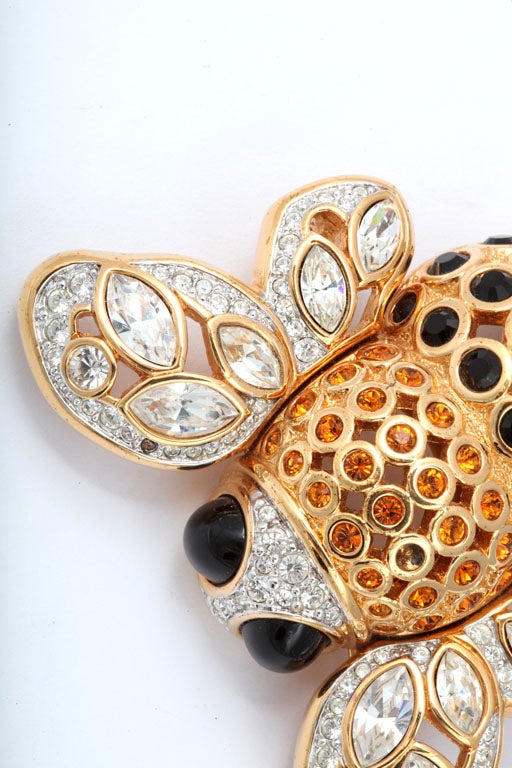 Large French Bumble Bee Brooch at 1stDibs | bumble bee in french