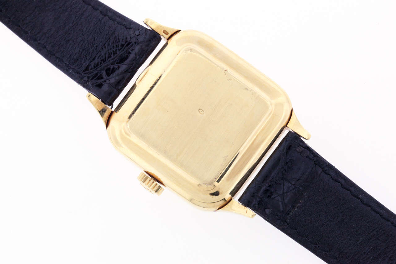 Patek Philippe Yellow Gold Square Wristwatch Ref 2514/1 For Sale at ...