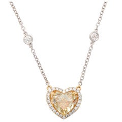 Fancy Color Diamond Heart at 1stDibs