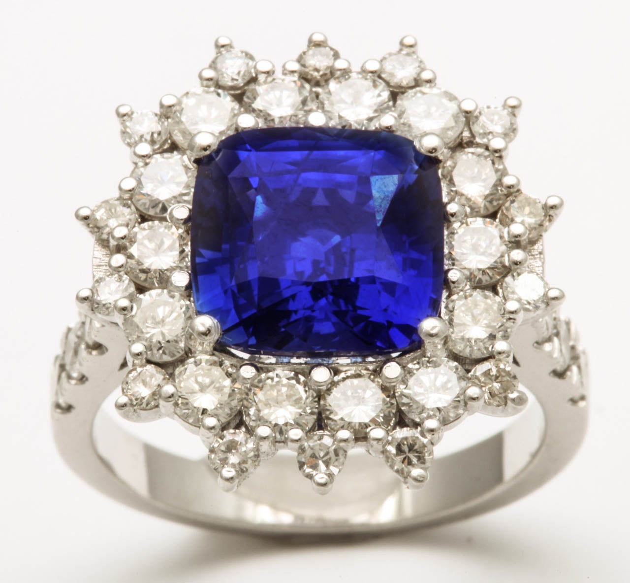 Cushion Cut Sapphire Diamond Ring At 1stdibs cushion-cut-sapphire-diamond-ring-at-1stdibs