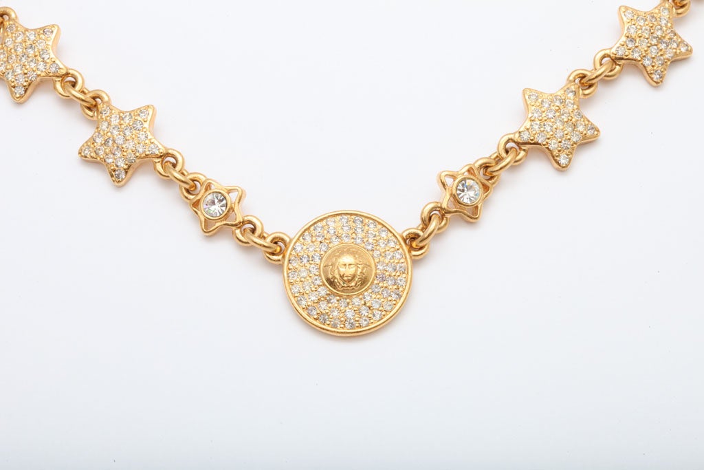 GIANNI VERSACE STAR AND MEDUSA NECKLACE at 1stDibs