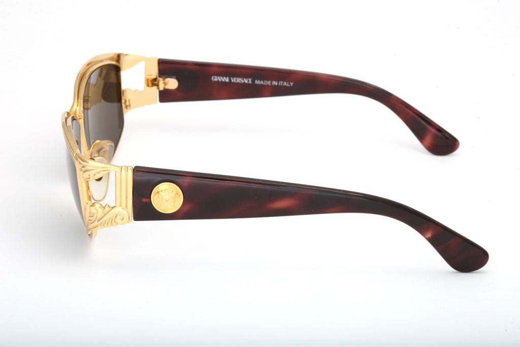 Gianni Versace Sunglasses Mod S 62 Col 030 At 1stdibs