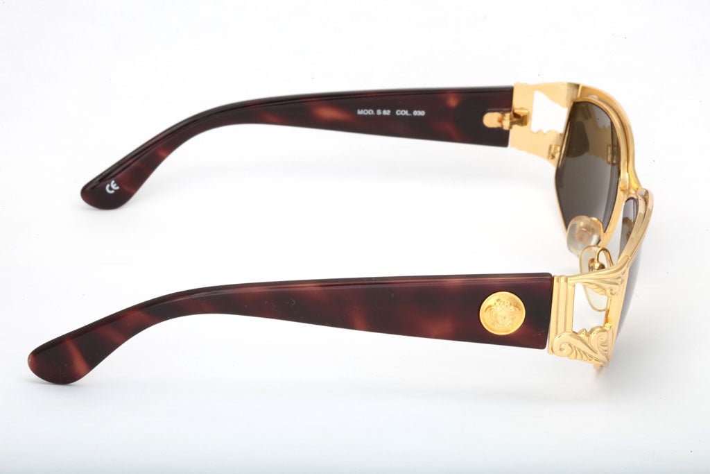 Gianni Versace Sunglasses Mod S 62 Col 030 At 1stdibs