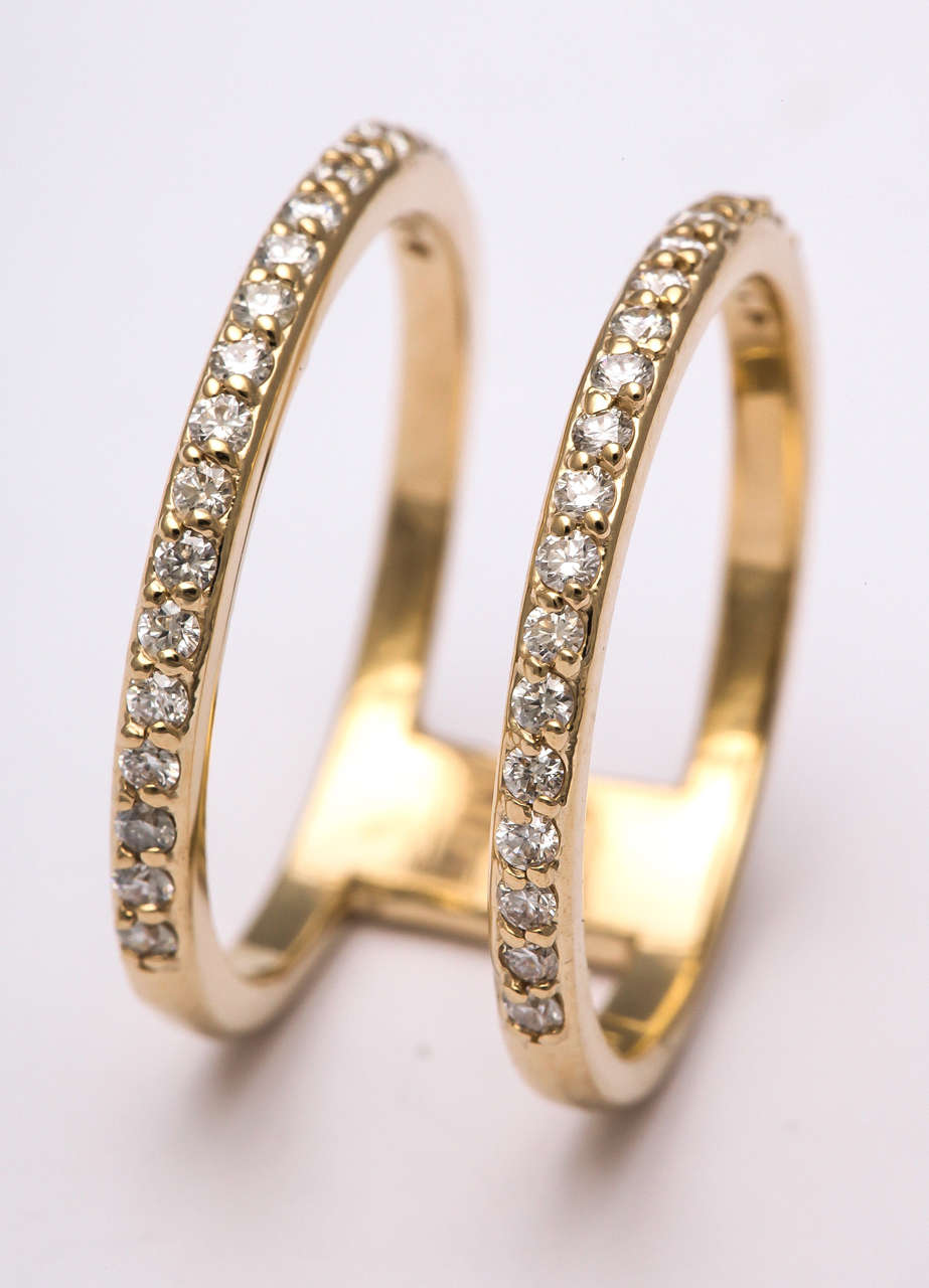 Multi Gold Bar Rings For Sale at 1stDibs