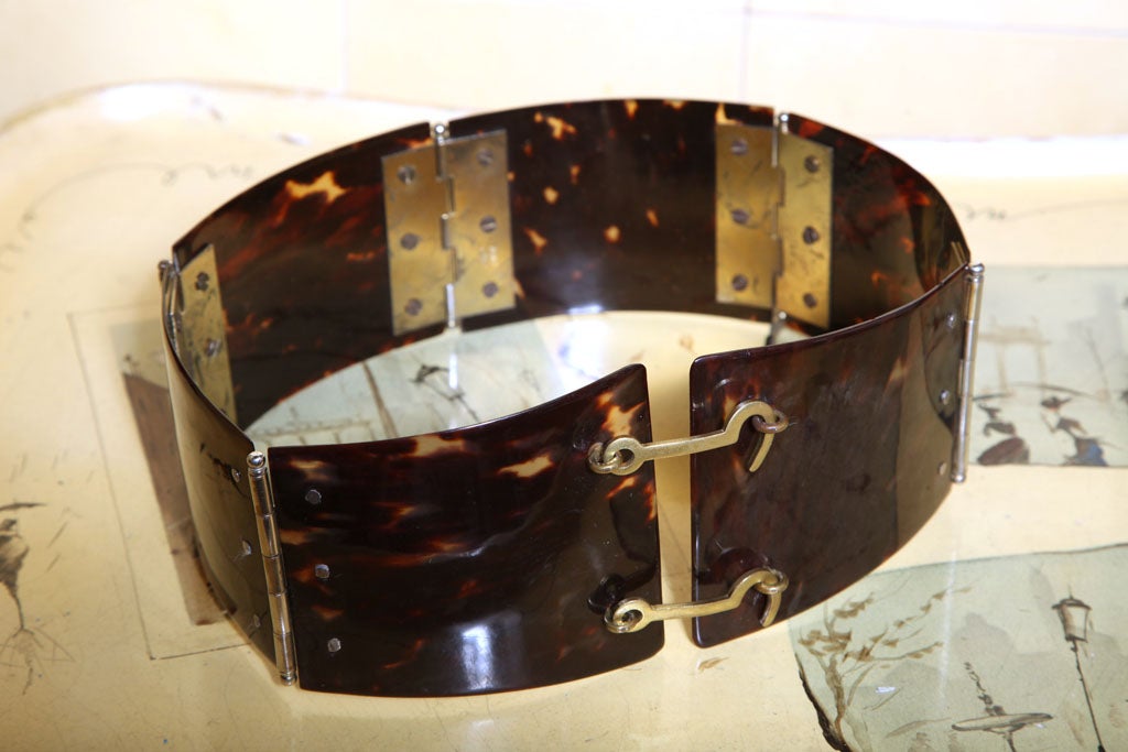Tortoise Shell Belt at 1stDibs | tortoise shell belt buckle ...