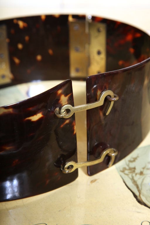 Tortoise Shell Belt at 1stDibs | tortoise shell belt buckle ...