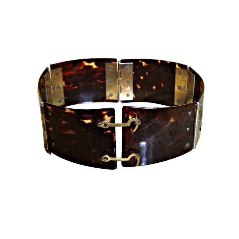 Tortoise Shell Belt at 1stDibs | tortoise shell belt buckle ...