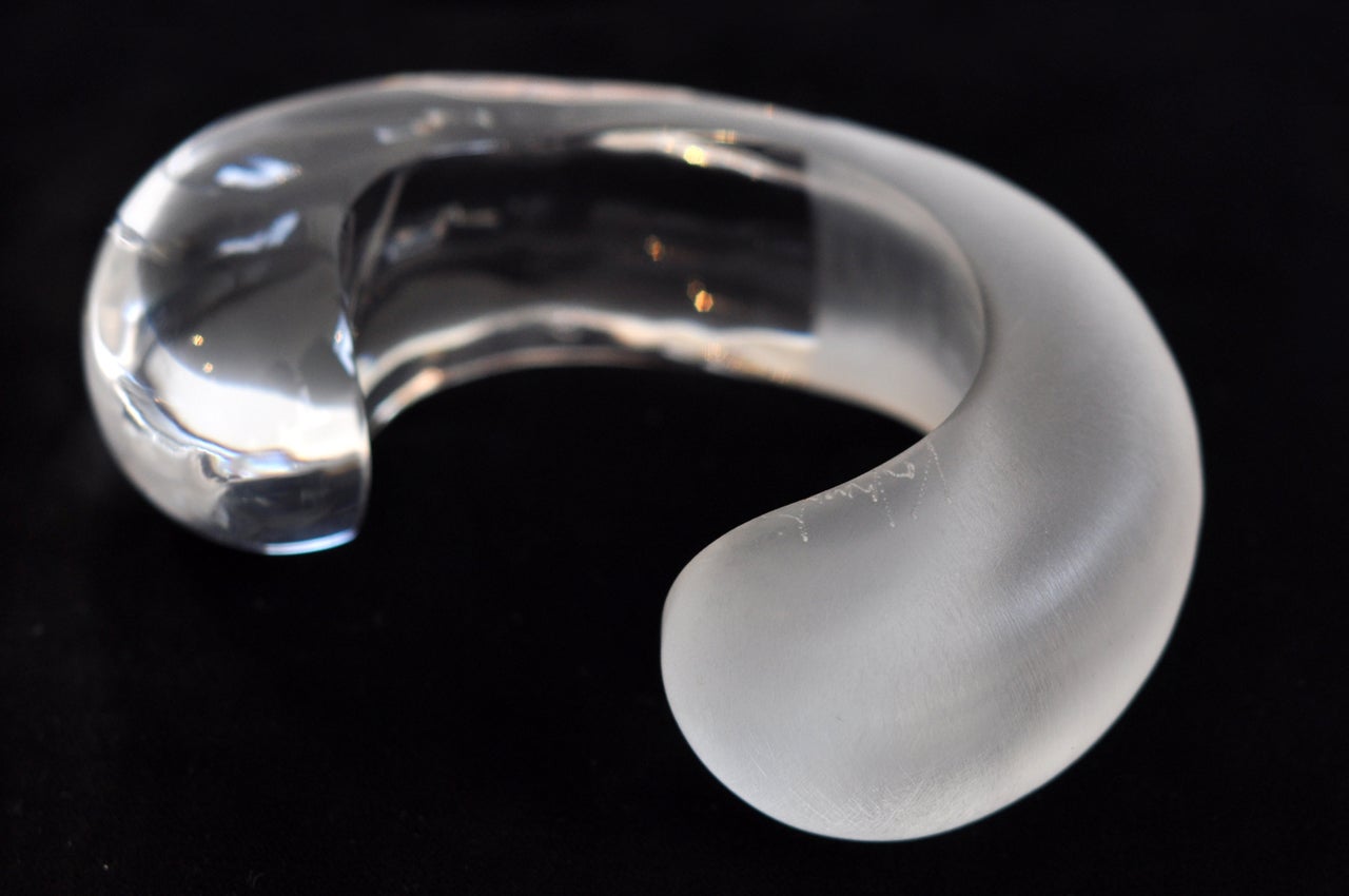 Lucite Cuff by Patricia von Musulin at 1stDibs