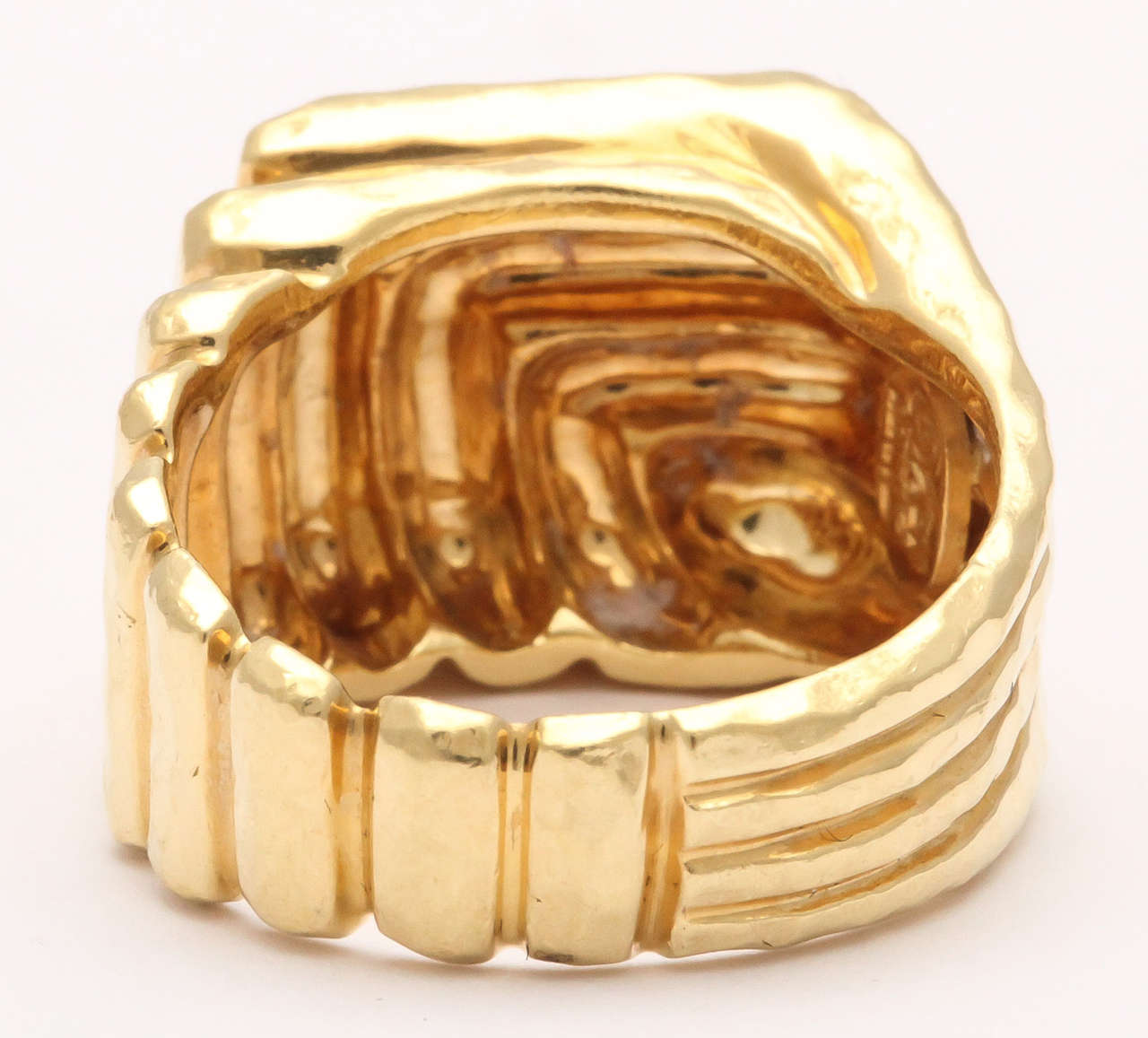Dunay Abstract Gold Ring at 1stDibs