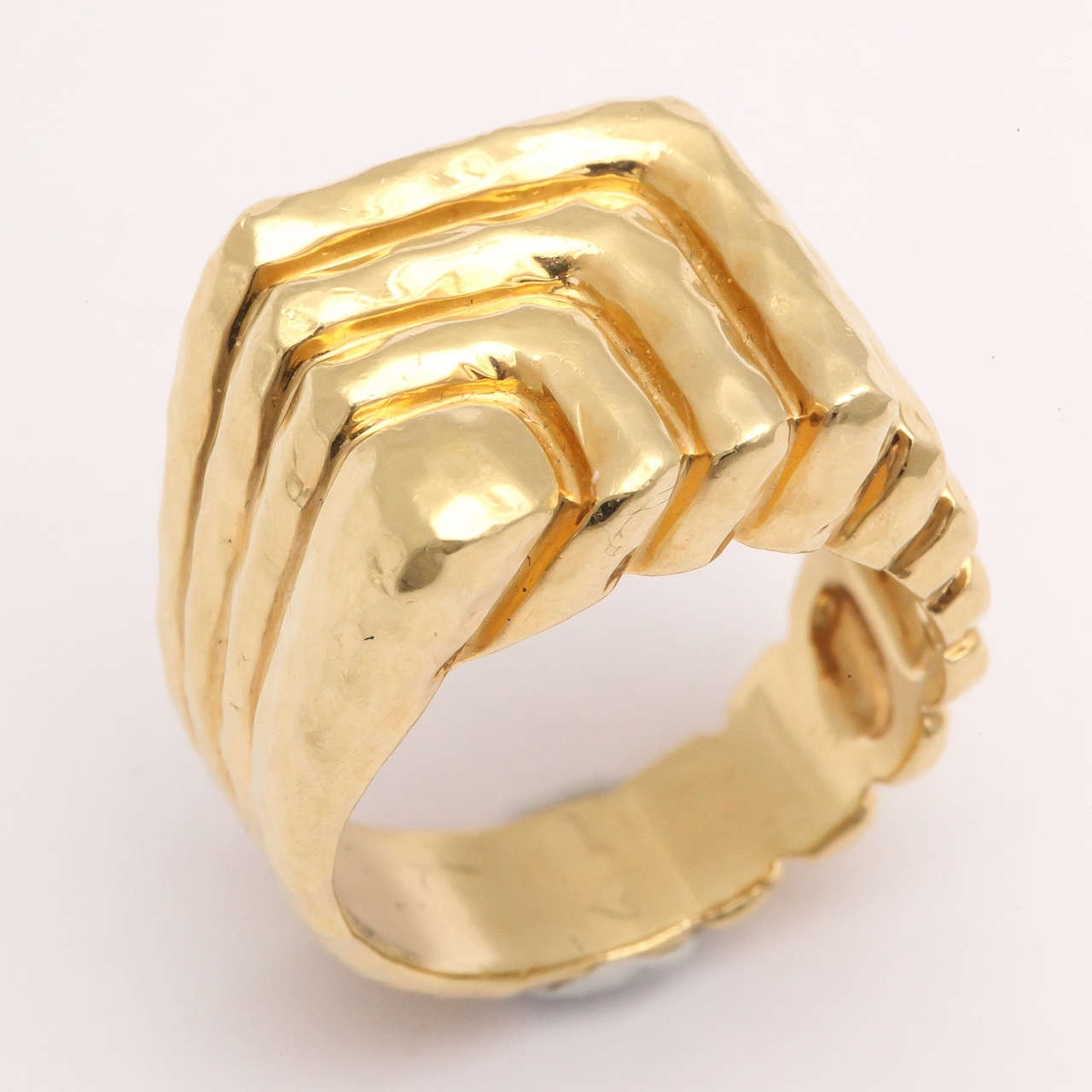 Dunay Abstract Gold Ring at 1stDibs
