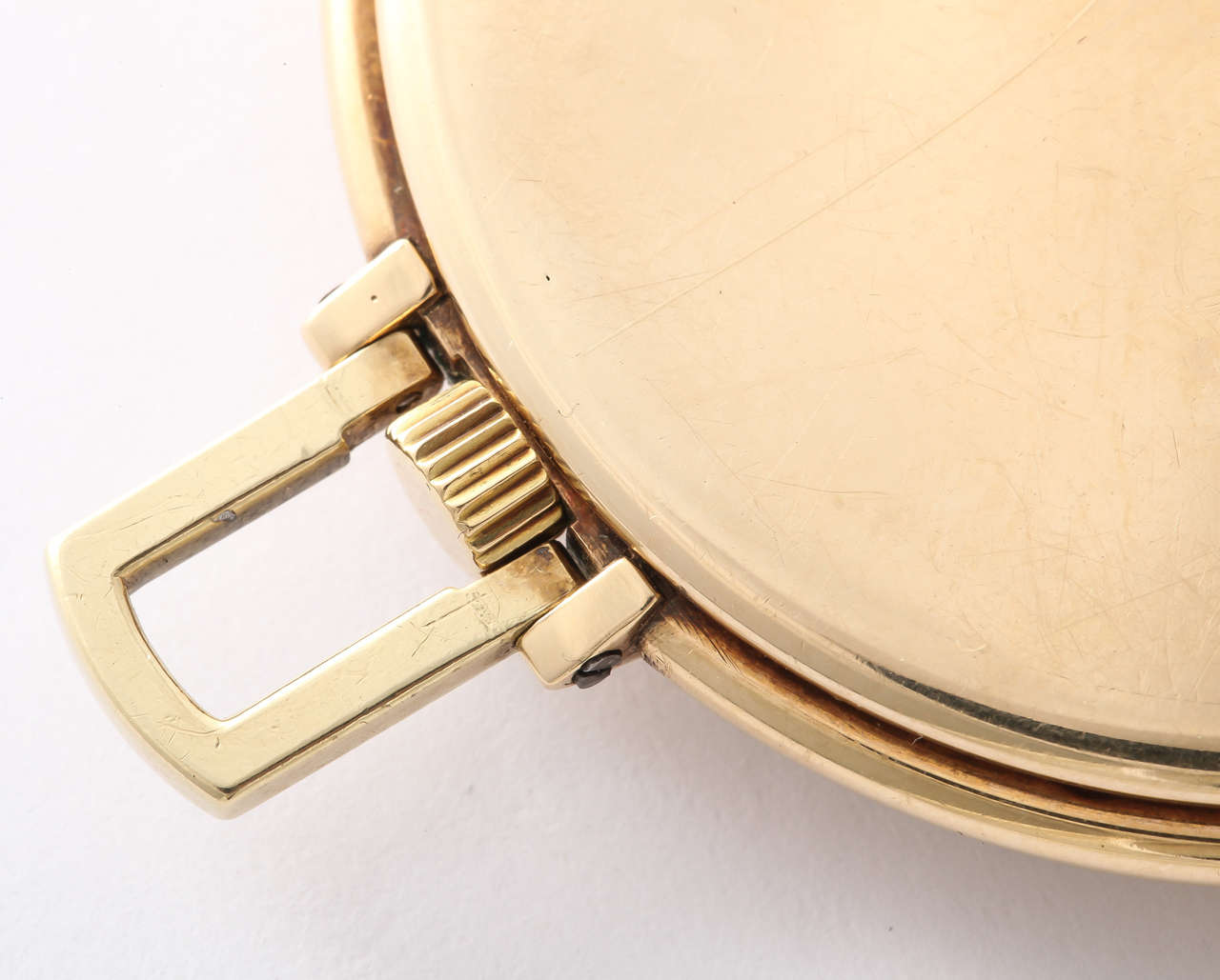 Jaeger-LeCoultre Yellow Gold Pocket Watch with Black Dial circa 1940s ...