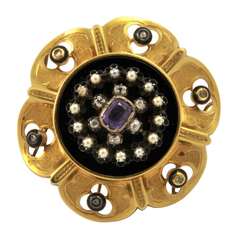 Napoléon III period brooch at 1stDibs