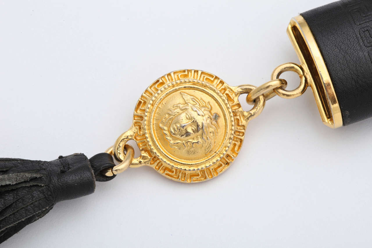 Rare Gianni Versace Leather Lighter Case with Medusa at 1stDibs ...