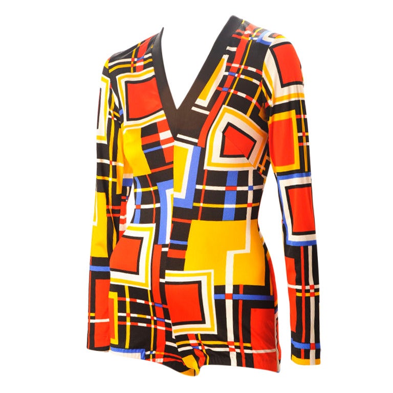 Donald Brooks Unitard 1967 For Sale at 1stDibs