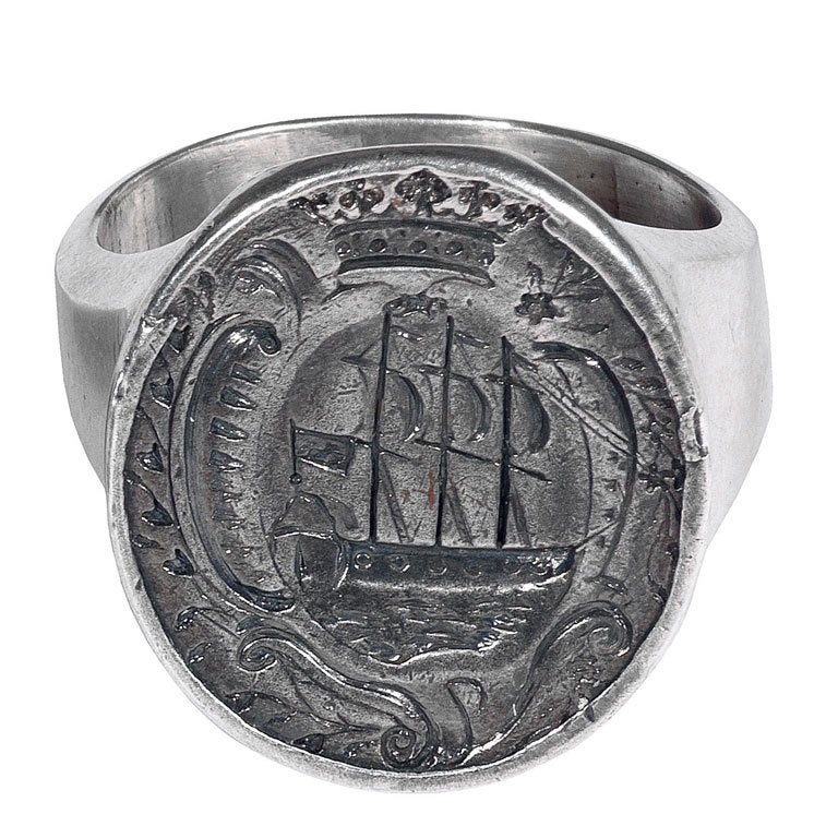 Renaissance Silver Signet Ring at 1stDibs