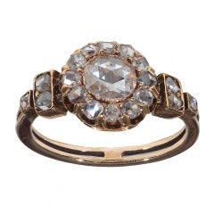 An Antique Rose-Cut Diamond Ring at 1stDibs