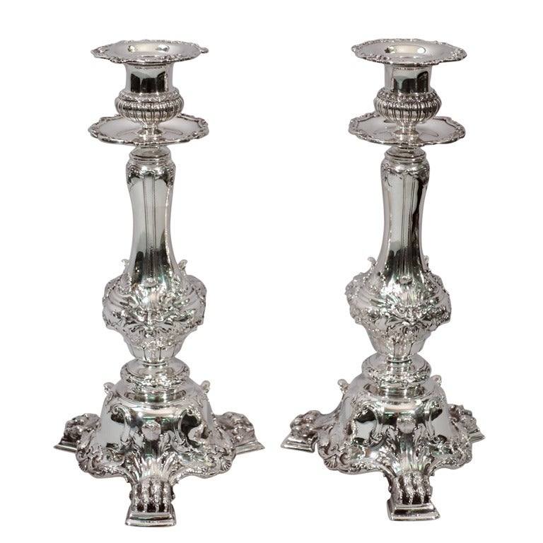 Gorham Candlesticks - Pretty French Style - American Sterling Silver ...