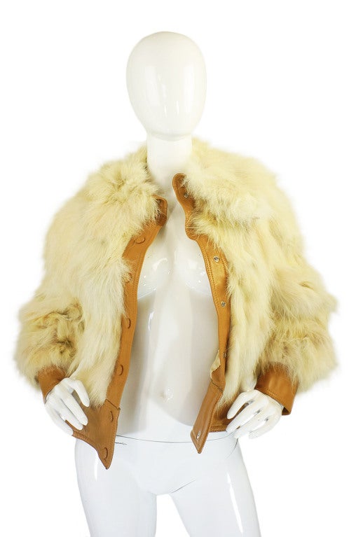 1970s Sant Angelo Rare Goat Fur Jacket at 1stDibs