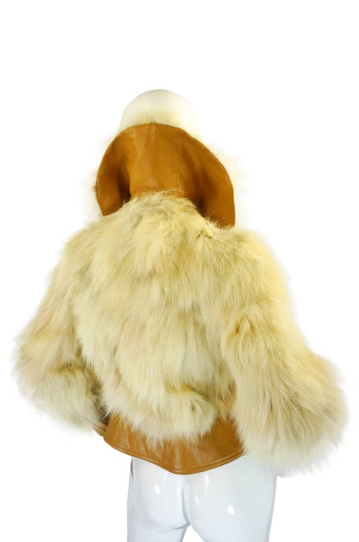 1970s Sant Angelo Rare Goat Fur Jacket at 1stDibs