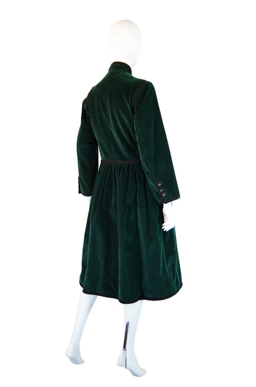Rare 1976-77 YSL Russian Collection Coat at 1stDibs