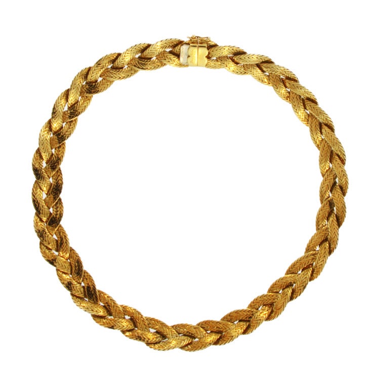 Buccellati Gold Rope Twist Necklace at 1stDibs