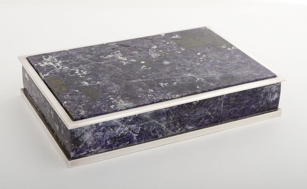 Ledesma Silver and Amethyst Box at 1stDibs | henry ledesma