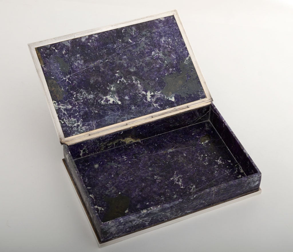 Ledesma Silver and Amethyst Box at 1stDibs | henry ledesma