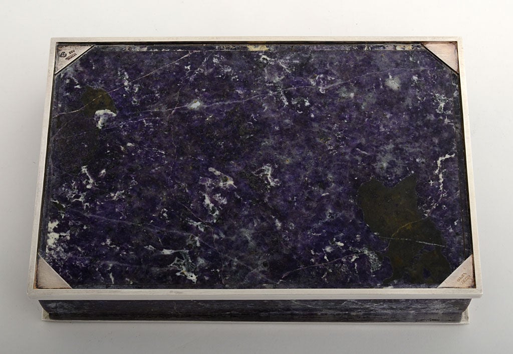 Ledesma Silver and Amethyst Box at 1stDibs | henry ledesma