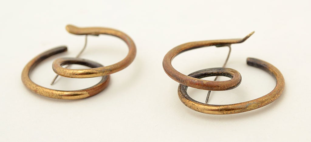Art Smith Coiled Earrings at 1stDibs | art smith jewelry, art smith ...