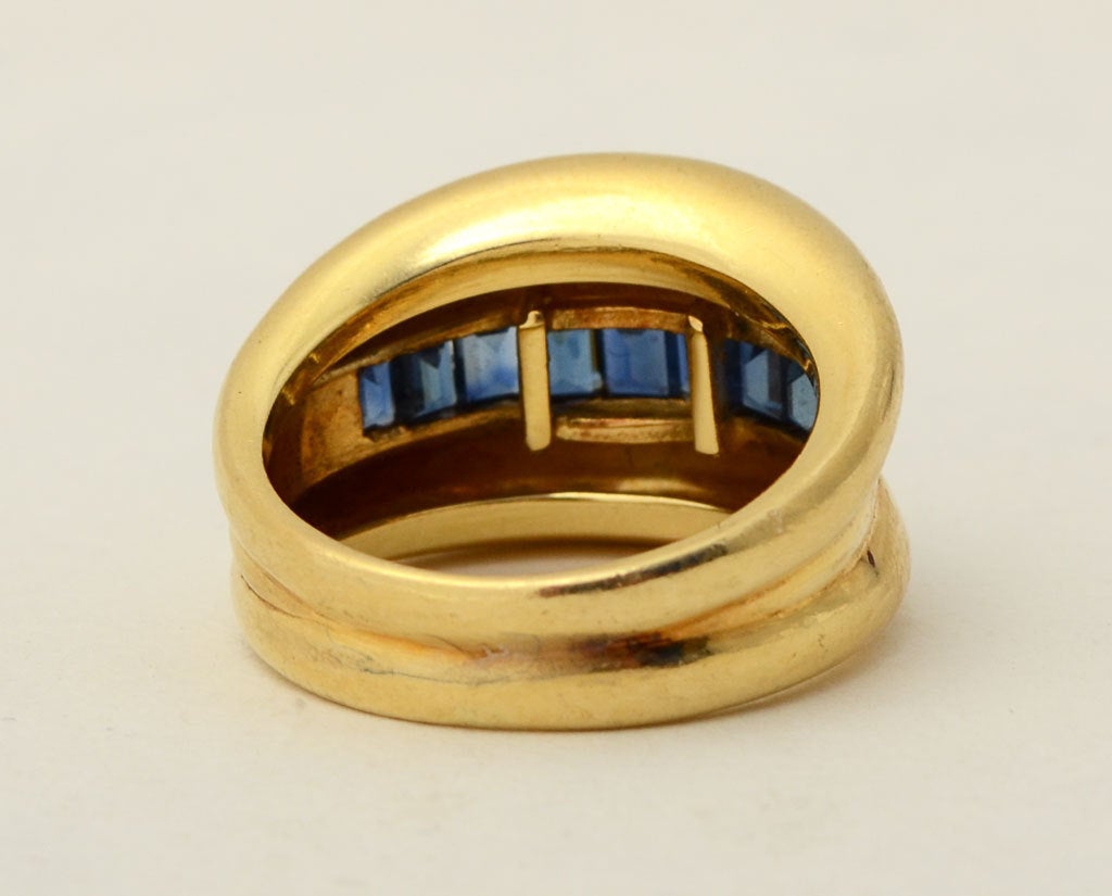 Fred of Paris Gold and Sapphire Ring For Sale at 1stDibs | fred of ...