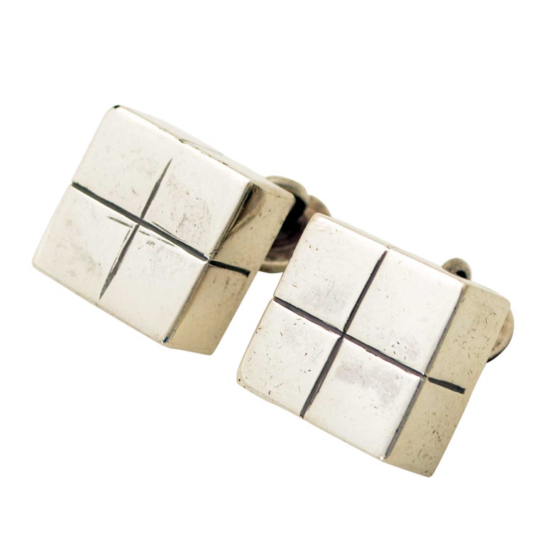William Spratling Silver Cufflinks at 1stDibs